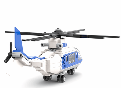 Jurassic Park LEGO Diorama Helipad | CREATBRICK