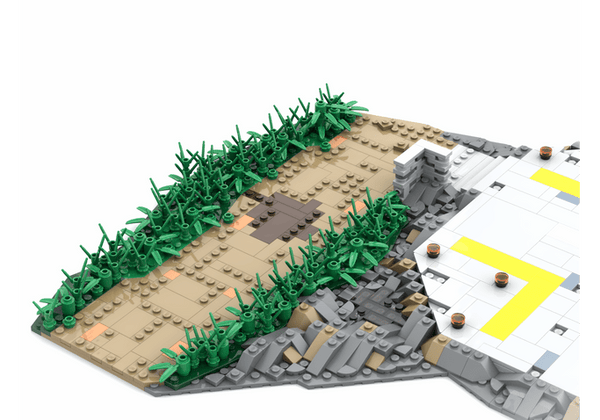 Jurassic Park LEGO Diorama Helipad | CREATBRICK – CreatiBrick