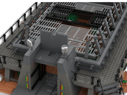 LEGO Jurassic Park Raptor Enclosure | CREATIBRICK – CreatiBrick