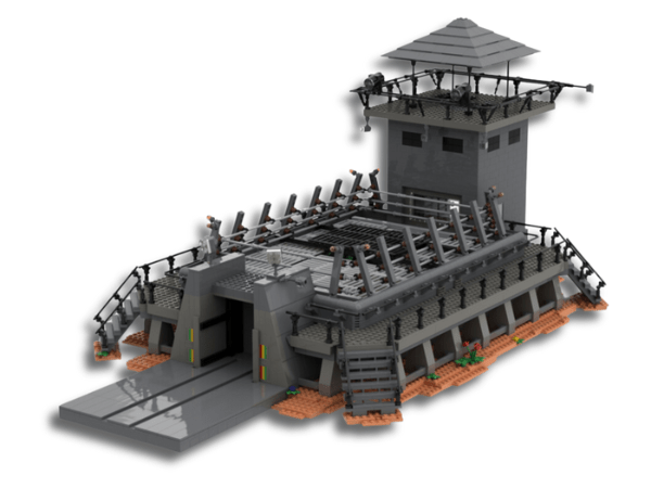 LEGO Jurassic Park Raptor Enclosure | CREATIBRICK & CreatiBrick