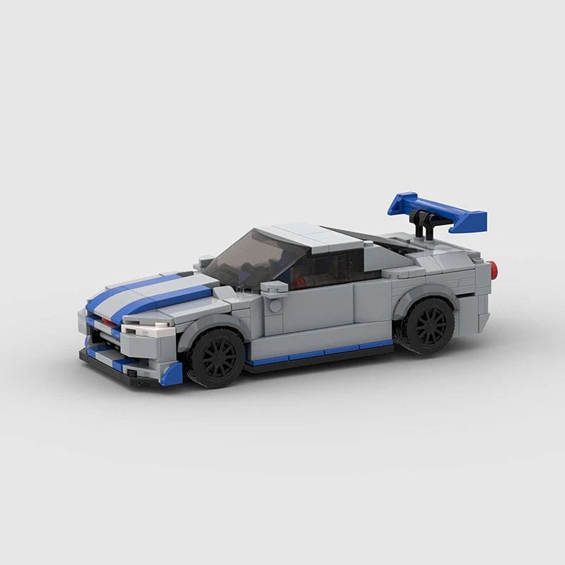 LEGO Nissan Skyline GTR R34 | CREATIBRICK